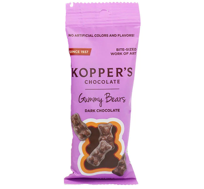 Koppers Dark Chocolate Gummy Bears - Get Great Value, Give to your ...